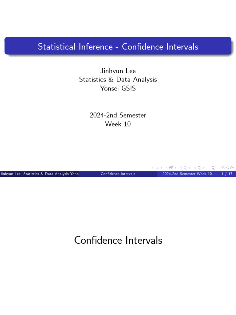 Notes Confidence Intervals Pdf Estimator Normal Distribution