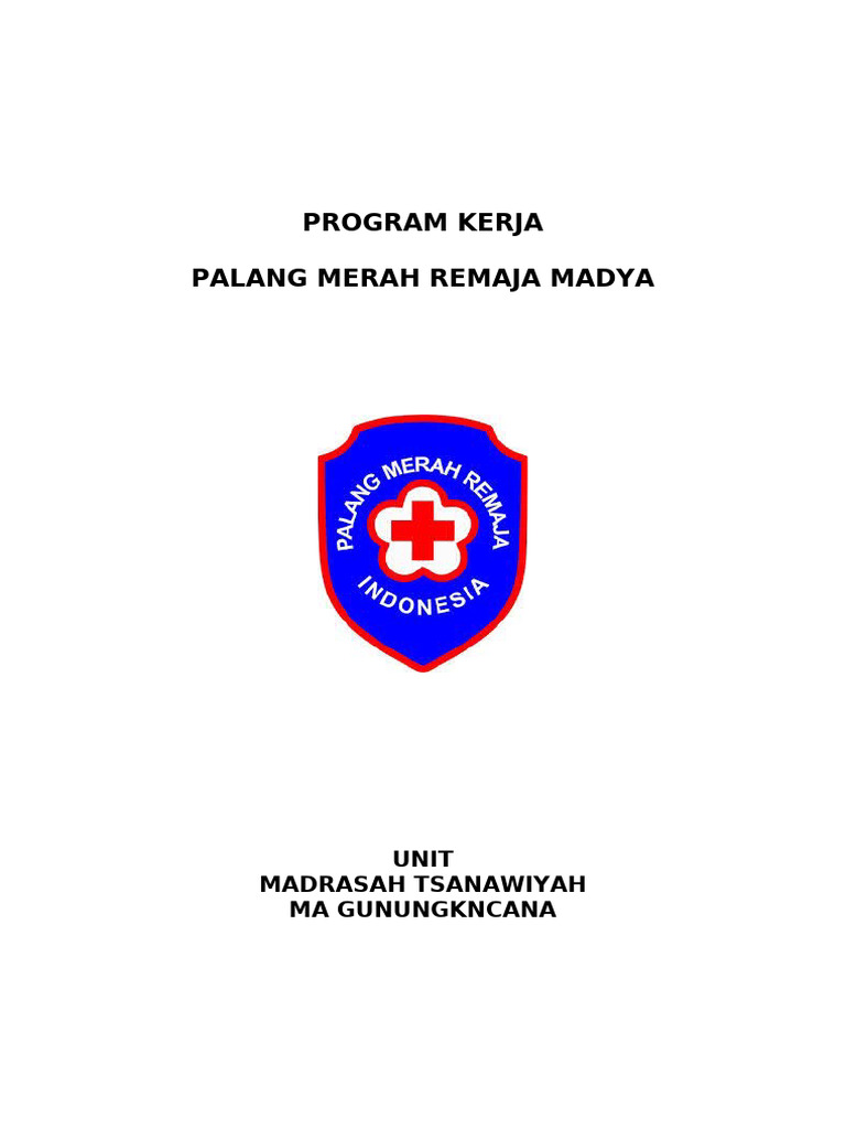 Program Kegiatan PMR Madya 1 | PDF