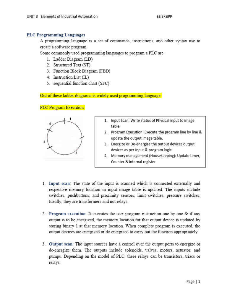 unit 3 | PDF | Byte | Programmable Logic Controller