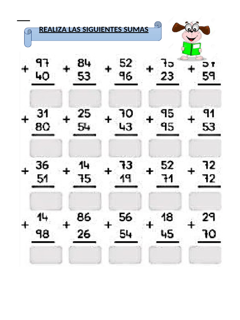 Practica Sumas | PDF