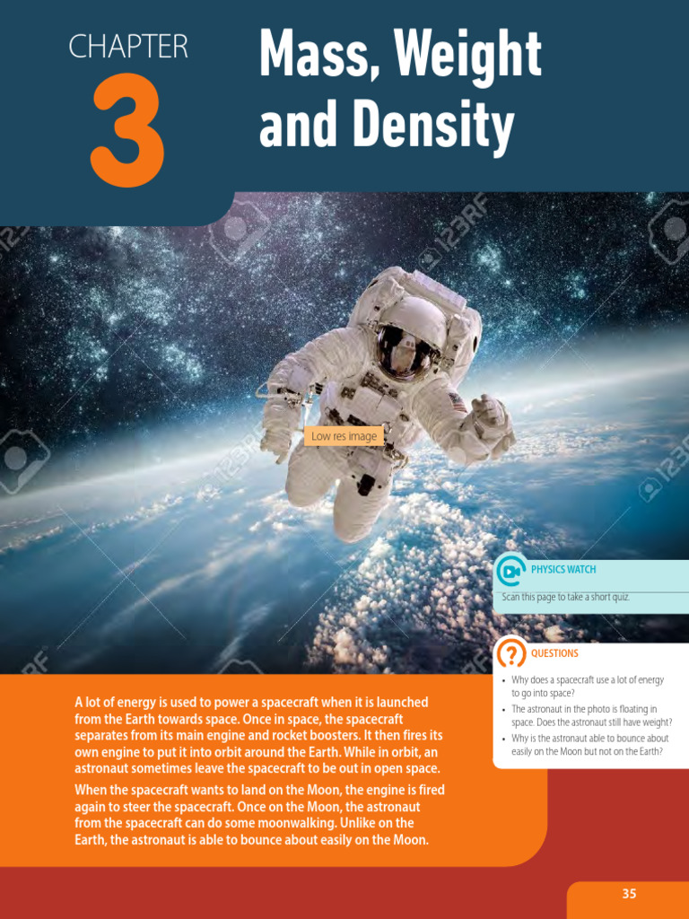 iGCSE Physics - Mass Weight Density | PDF | Weight | Weighing Scale