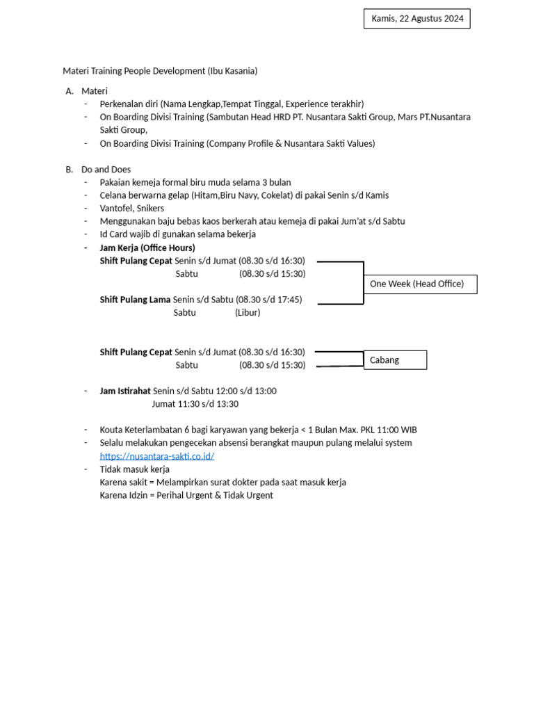 Materi PT. NSS 22-08-2024 | PDF