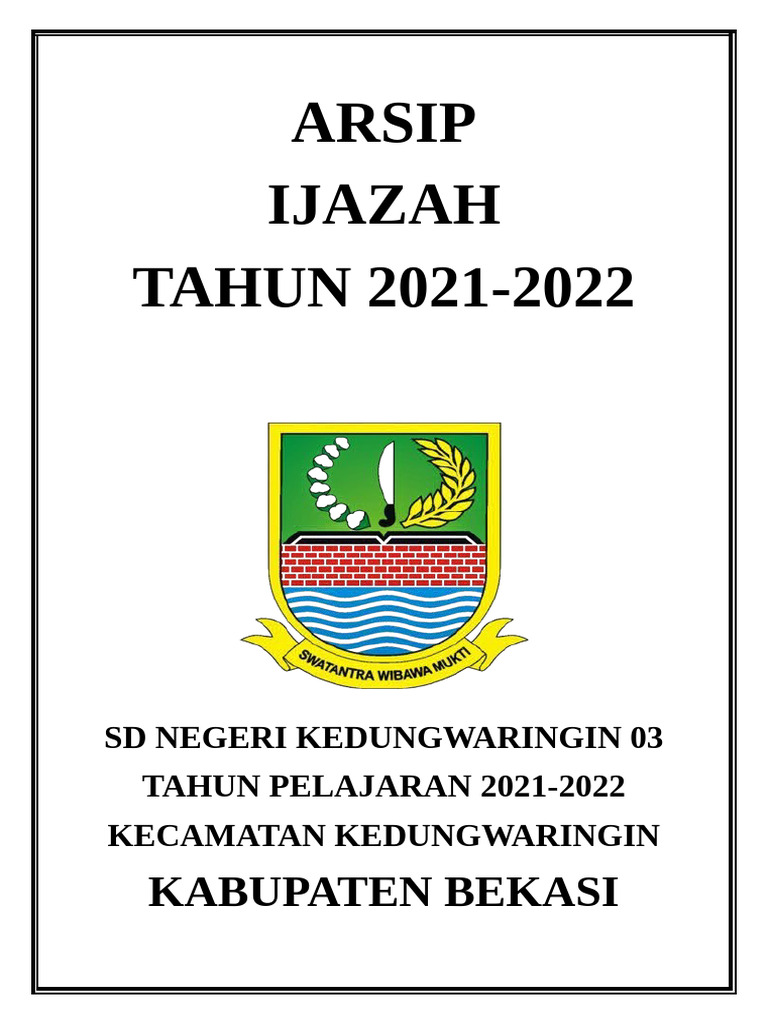 Cover Arsip Ijazah | PDF