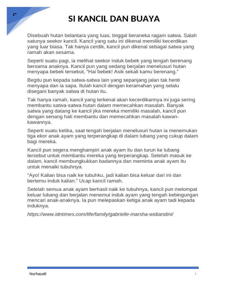 Sikancil Dan Buaya | PDF | Agama & Spiritualitas | Fiksi Misteri, Thriller, & Kejahatan