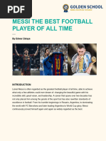 Messi: Life, Career, and Impact | PDF | Lionel Messi | Sports