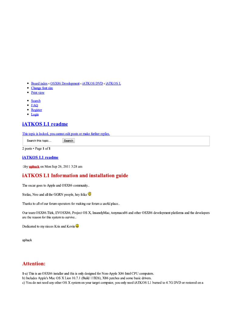 Manual InstalacionLion Iatkos L1 Ingles | PDF