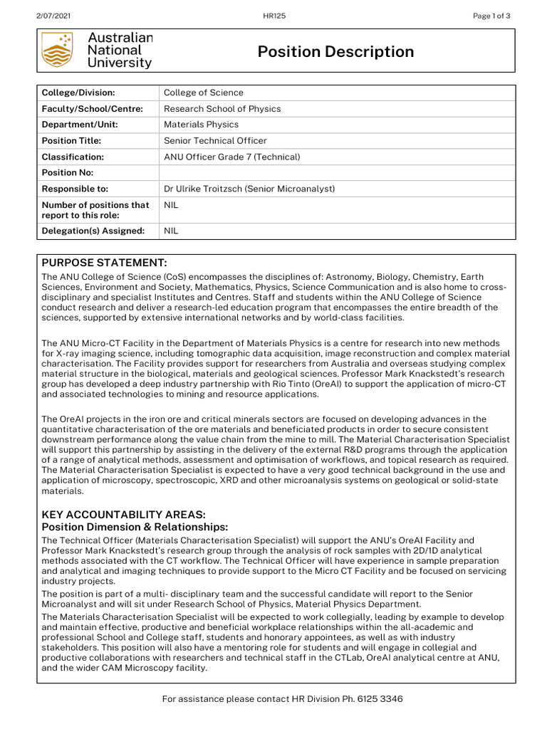 Senior Technical Officer in Physics | PDF | Radiation | Science