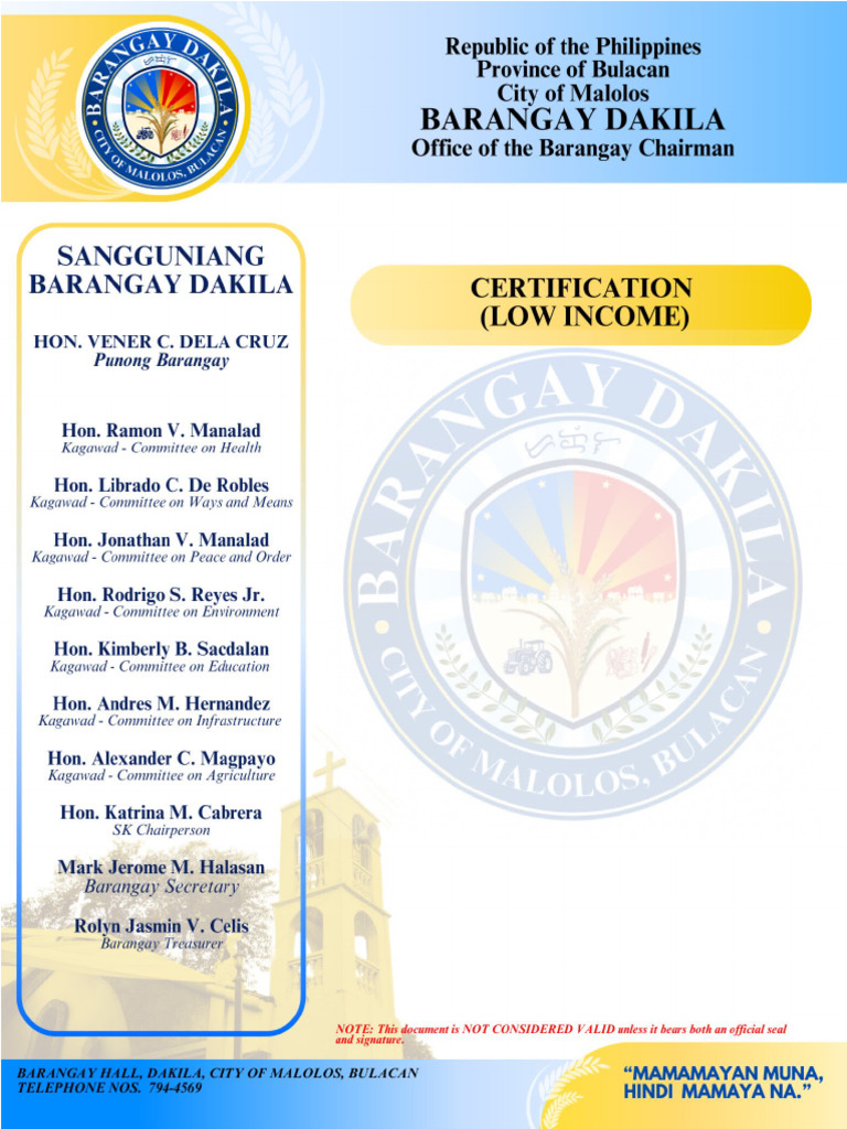 BARANGAY PERMITS 2024 NEW | PDF