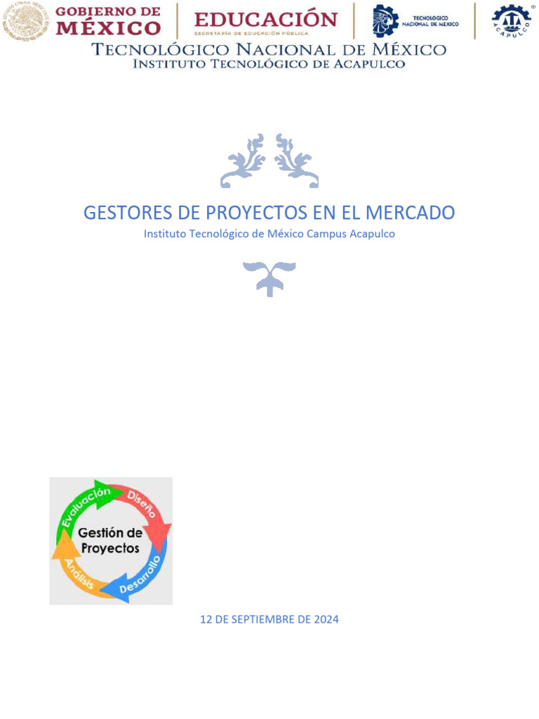 Gestores de Proyecto | PDF | Software | Marketing