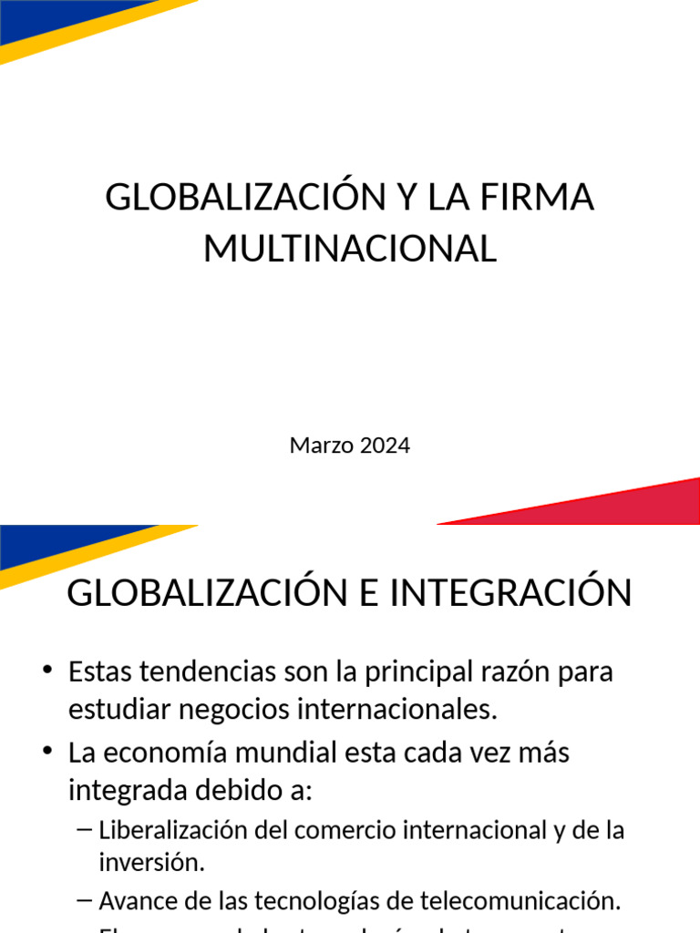 Lecture # 1 - Globalization (Spanish) - 7 | PDF | El comercio ...