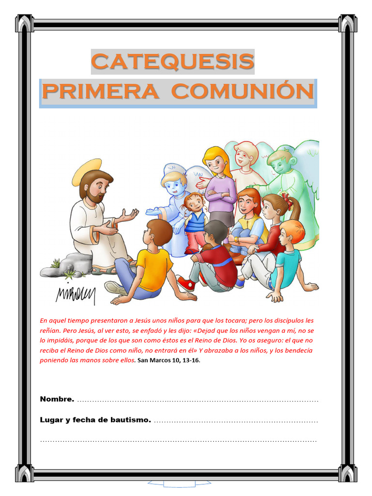 Nuevo Libro de Primera Comunion | PDF | eucaristía | Confirmación