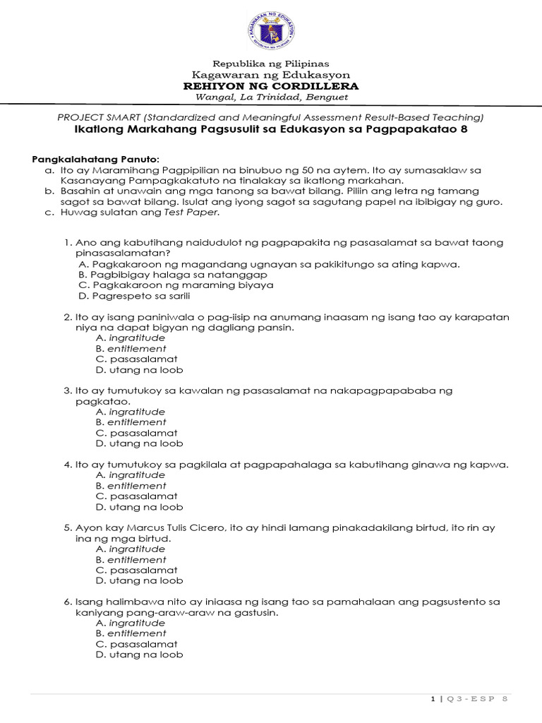 TQ - Q3 - Esp - 8 - Corazon Alos | PDF