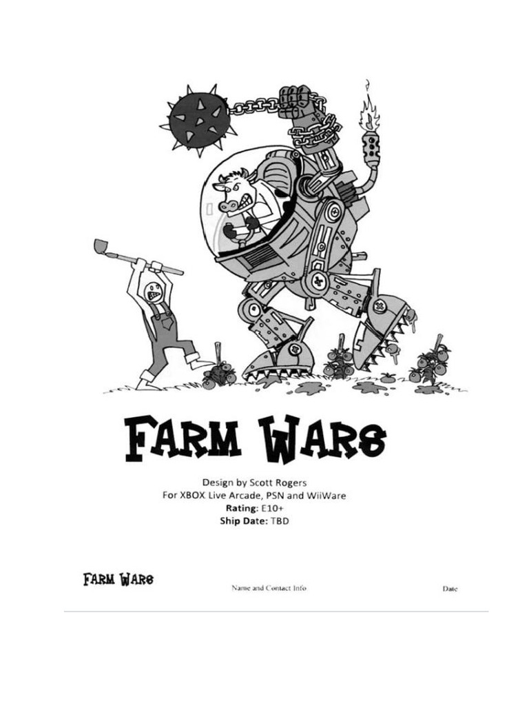 GDD - The Ten-Pager Sample | PDF