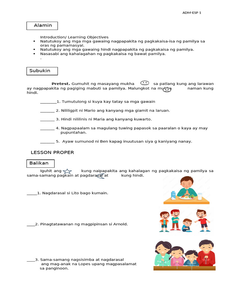 ESP Week 6 ADM | PDF