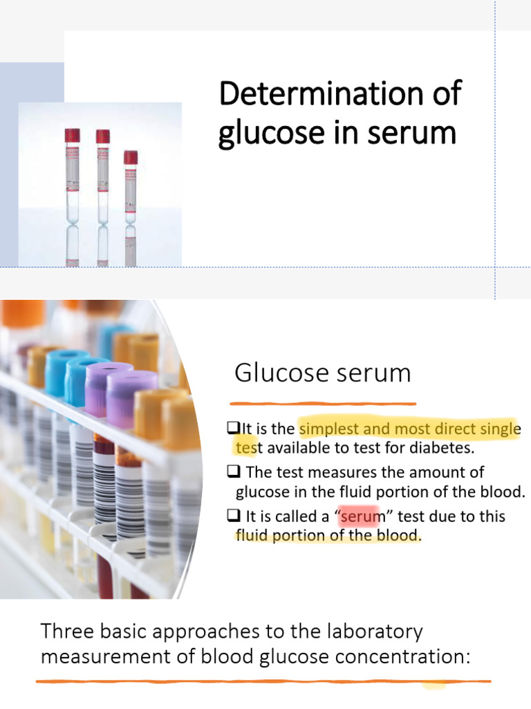 EXPERIMENT 9 Determination of Glucose in Serum | PDF | Glucose | Hydrogen Peroxide