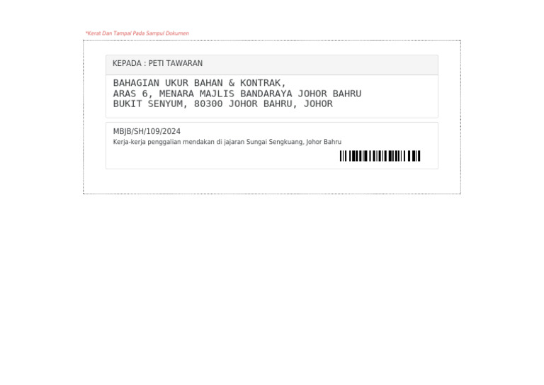 109 Sampul (TJ) | PDF