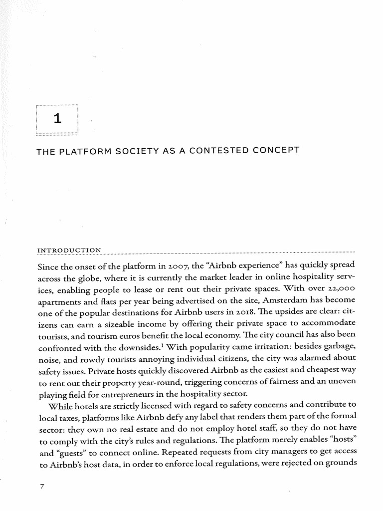 W3-09:23-The Platform Society As A Contested Concept | PDF