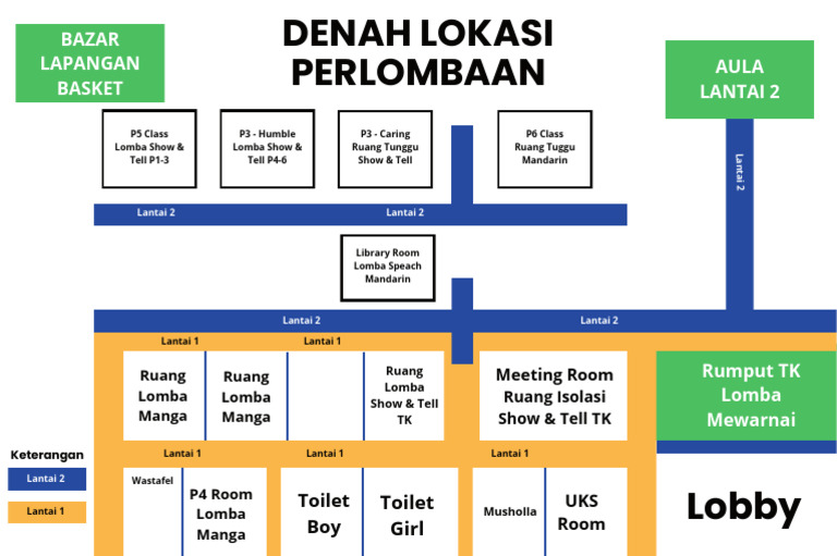 Contoh Denah Lokasi Perlombaan | PDF