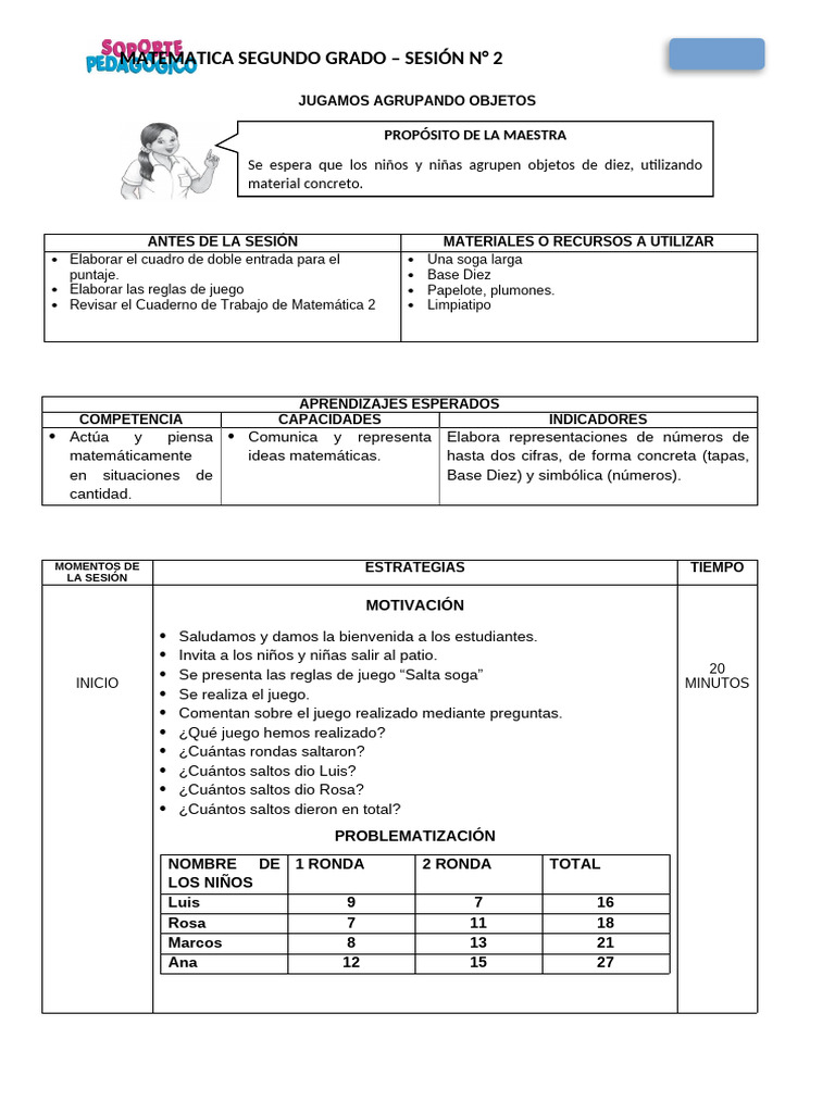 Agrupando Objetos (Parte 2) 2do Grado | PDF