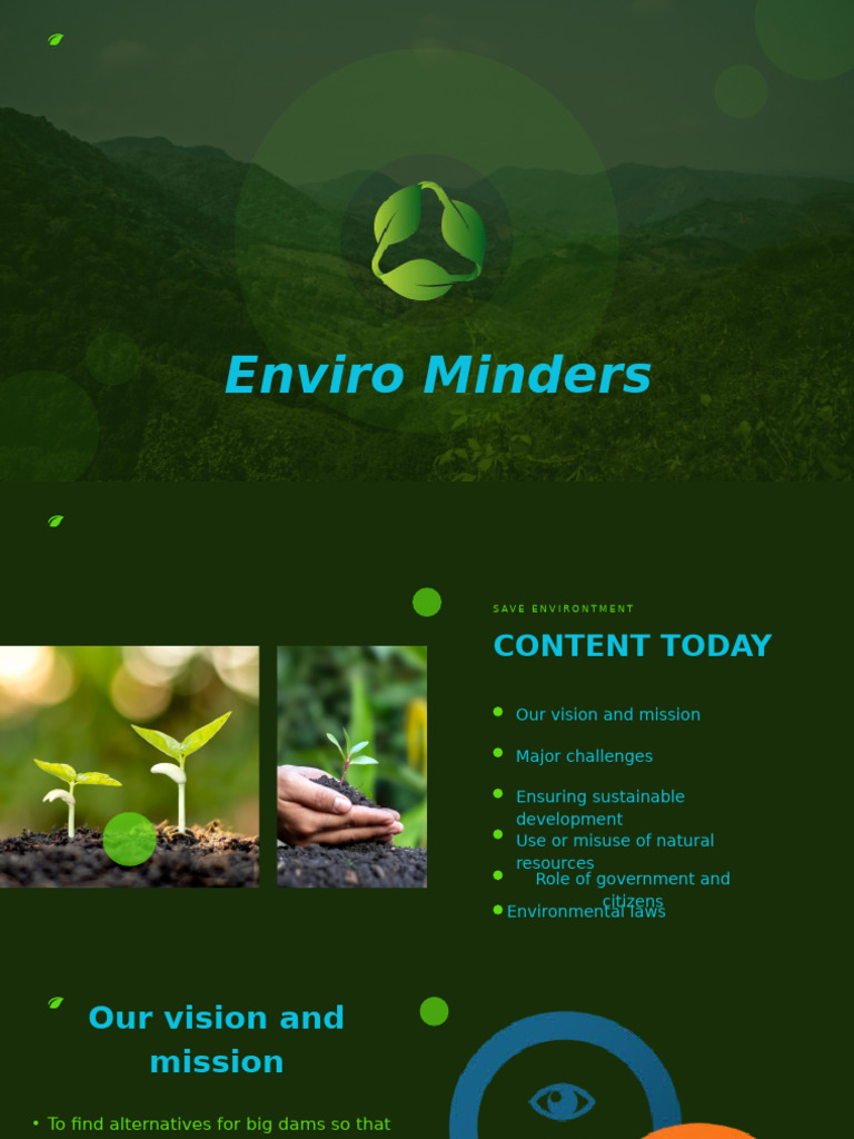 Green Modern Environment Presentation | PDF | Climate Change ...