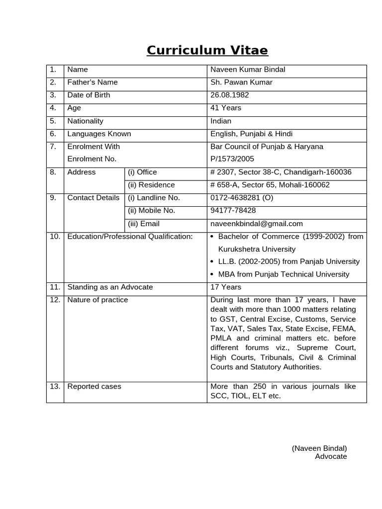 NaveenBindal Resume | PDF