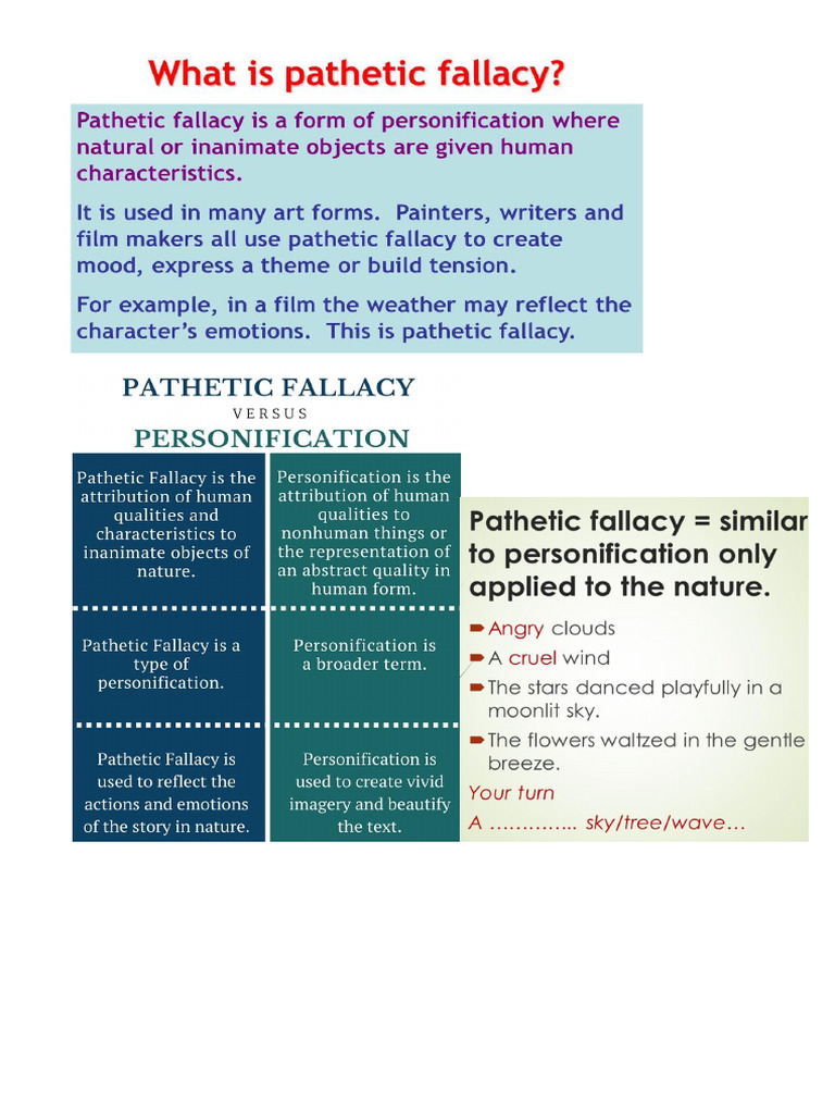 English - Pathetic Fallacy | PDF