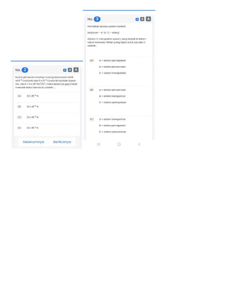 Soal Olim Ipa SD | PDF