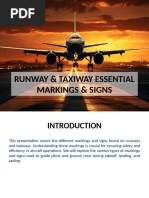 ICAO Recommended Airport Signs - Runway and Taxiway Markings | PDF ...