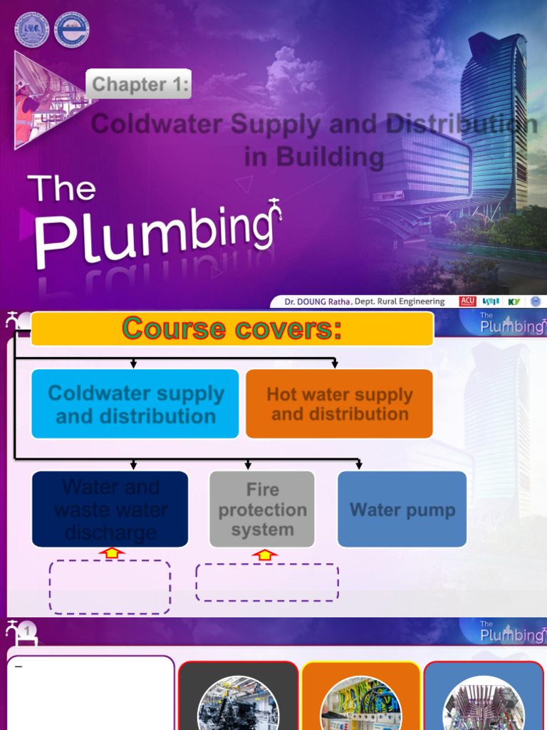 Cold Water Supply Systems Overview | PDF | Pipe (Fluid Conveyance ...