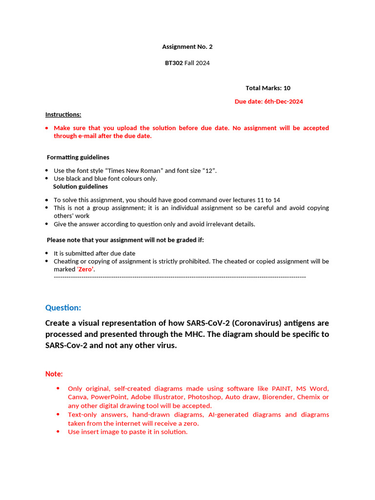 Fall 2024 - BT302 - 2 | PDF