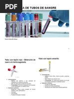 Codigo de Colores de Los Tubos | PDF | Hematología | Sangre