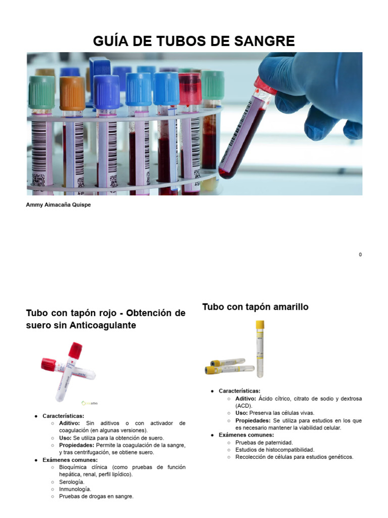 Manual Tubos Vacutainer | PDF | Coagulación | Sangre