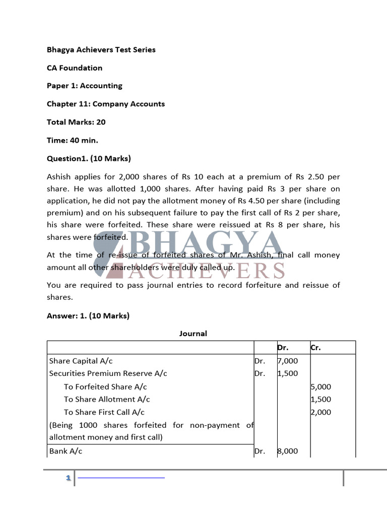Test 09 Pdf Securities Finance Balance Sheet