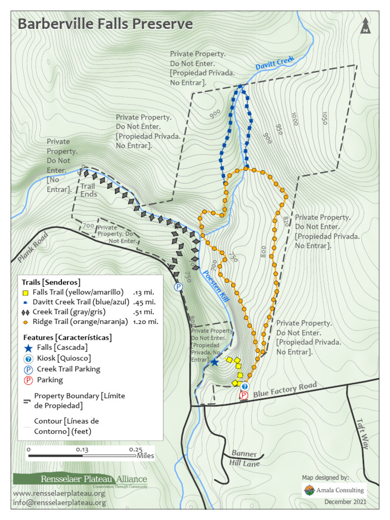 Barberville Falls Trail Map | PDF