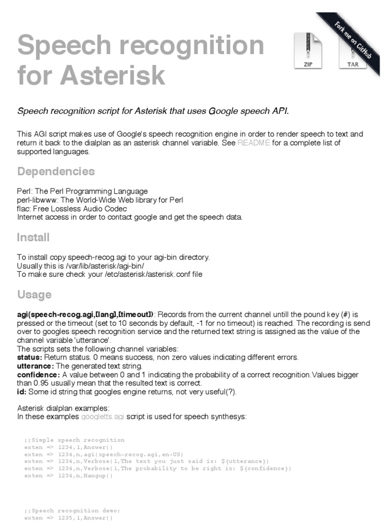 Speech Recognition For Asterisk Pbx Pdf String Computer Science