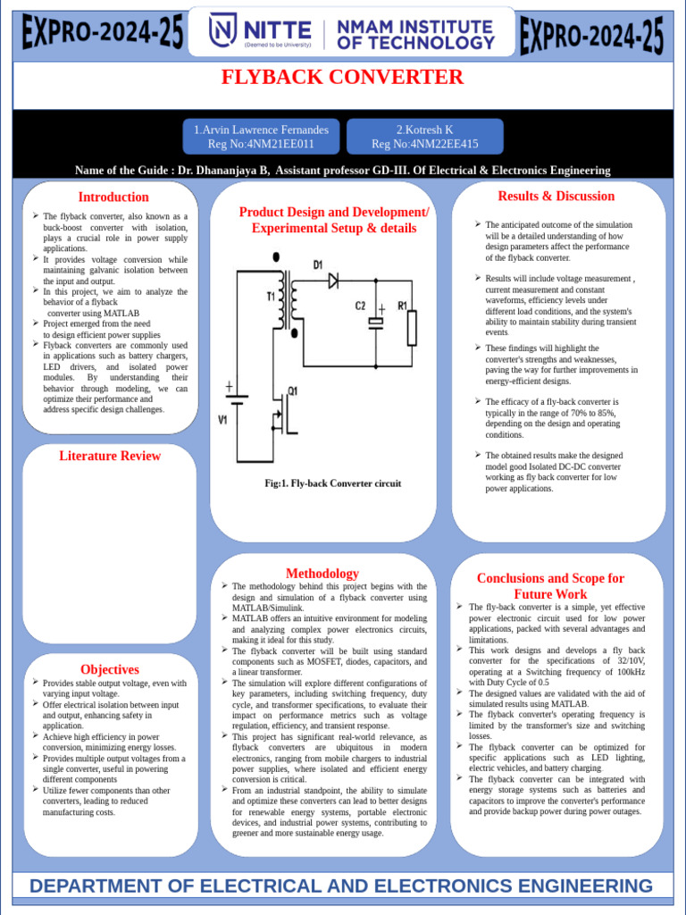 Expro Poster-2024-25 | PDF | Power Electronics | Electrical Network