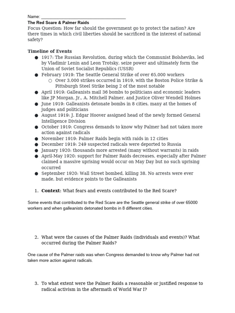 Was The Red Scare Justified | PDF | Economic Ideologies | Political ...