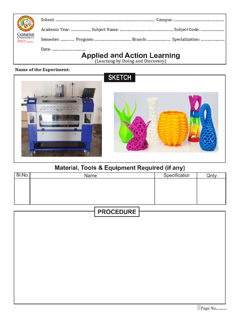 3D Printing Expt 8 | PDF | 3 D Printing | Physical Sciences