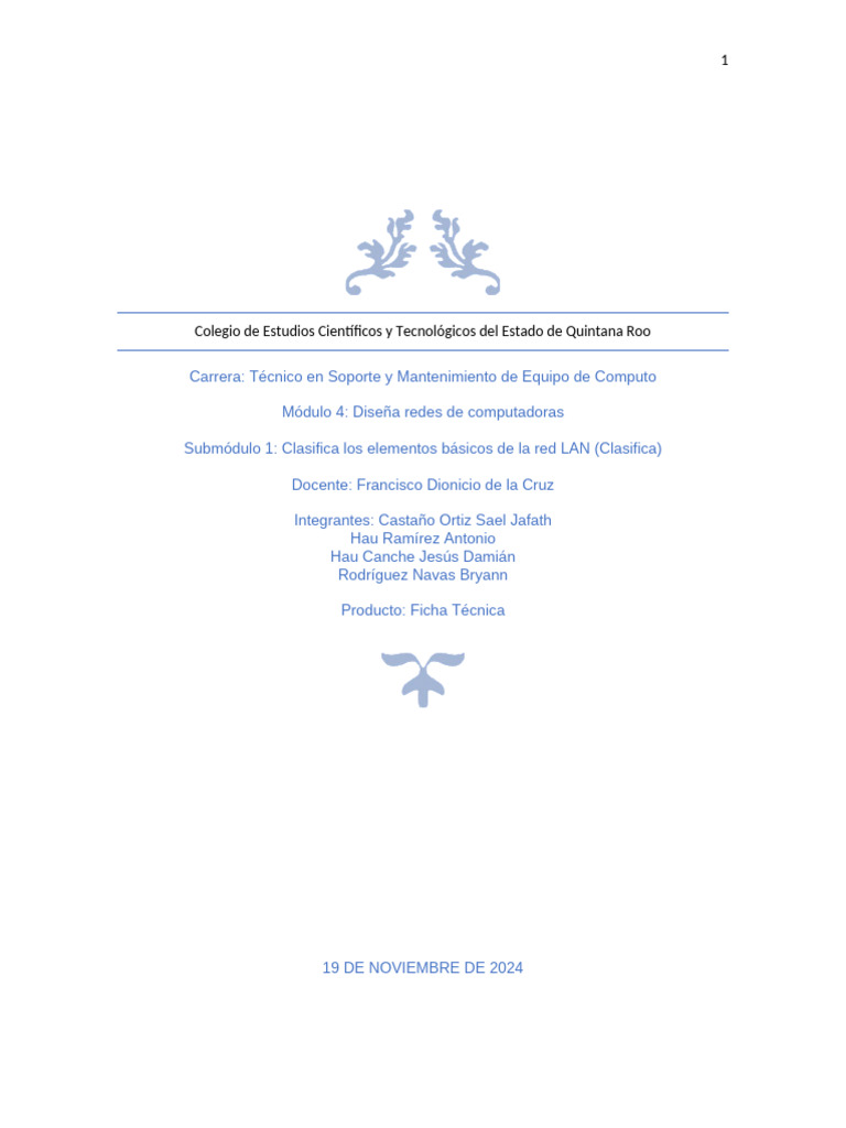 5A-P3-A1-Hau Canche, Castaño Ortiz, Hau Ramirez, Rodriguez Navas | PDF ...