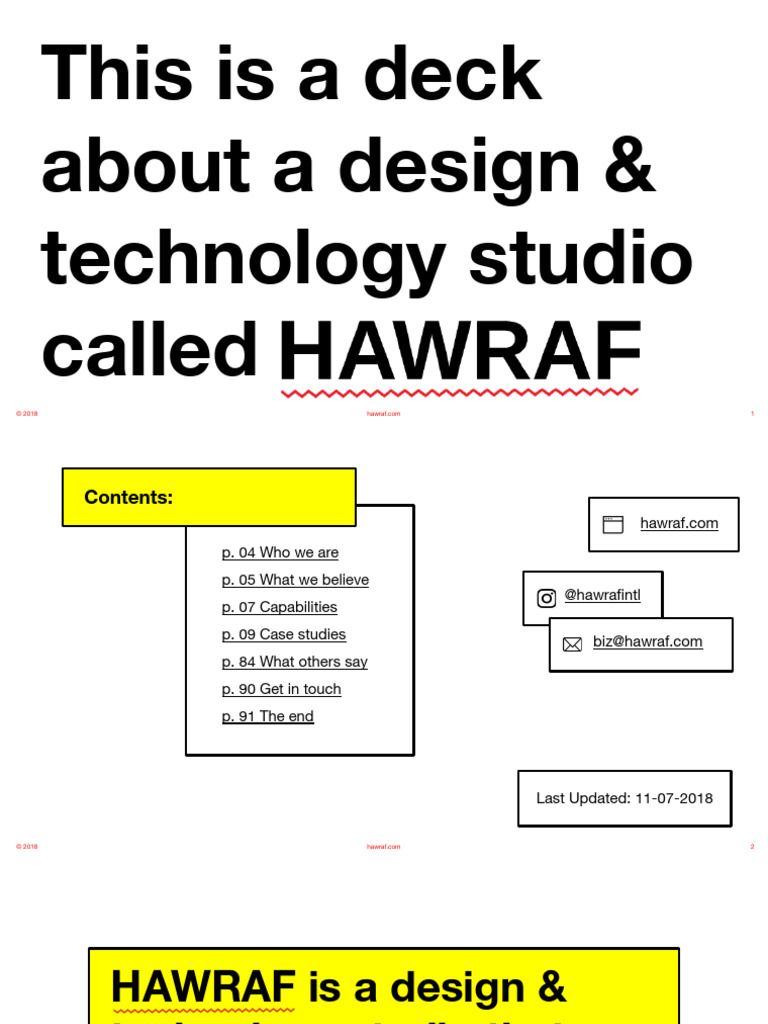 (HAWRAF) Capabilities Deck | PDF
