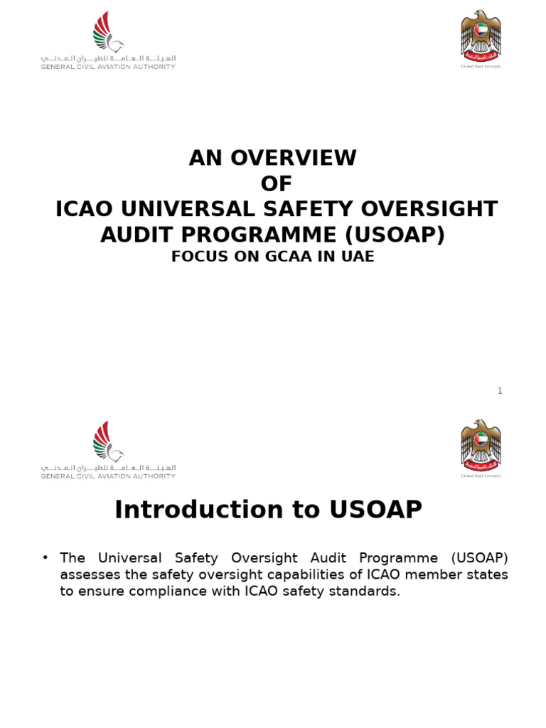 02 - ICAO Universal Safety Oversight Audit Programme (USOAP) | PDF ...