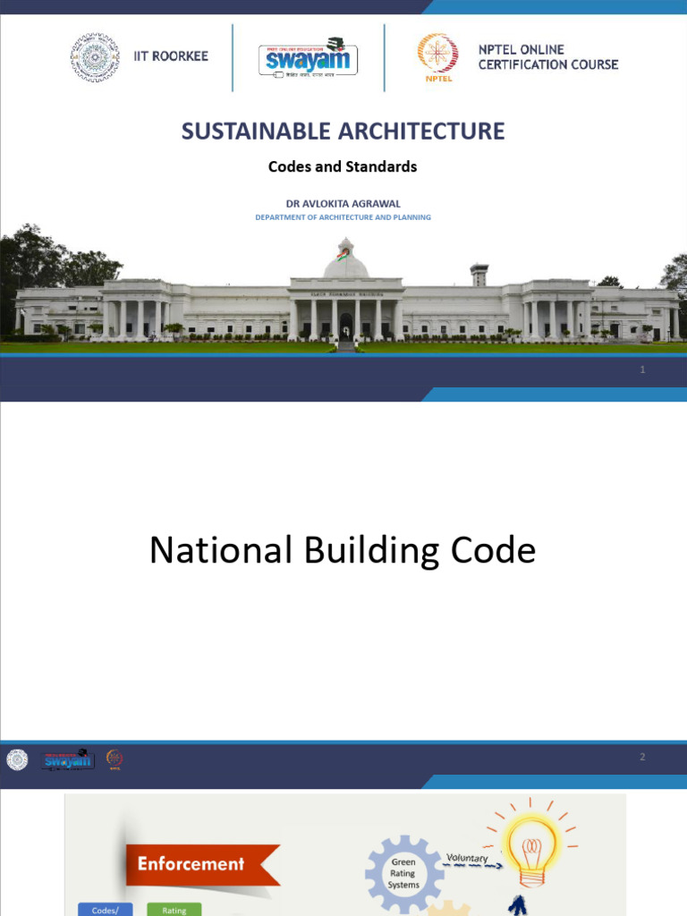 Lecture 48 Codes & Standards | PDF | Energy Conservation | Building Code