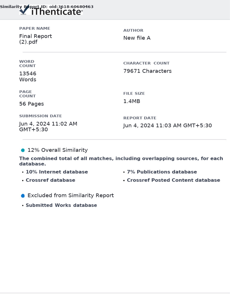 Final Report 2 PDF 1 | PDF | Closed Circuit Television | Artificial Intelligence