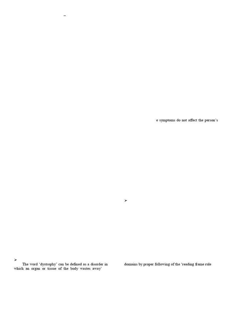 Duchenne Muscular Dystrophy (DMD) and Becker Muscular Dystrophy (BMD ...