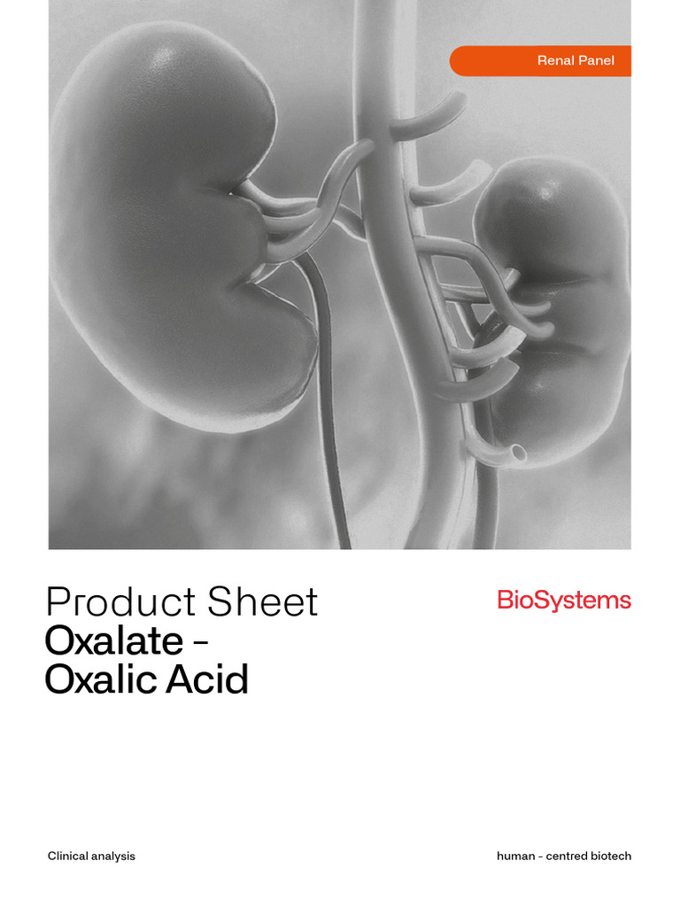 Oxalate Measurement in Urine Analysis | PDF