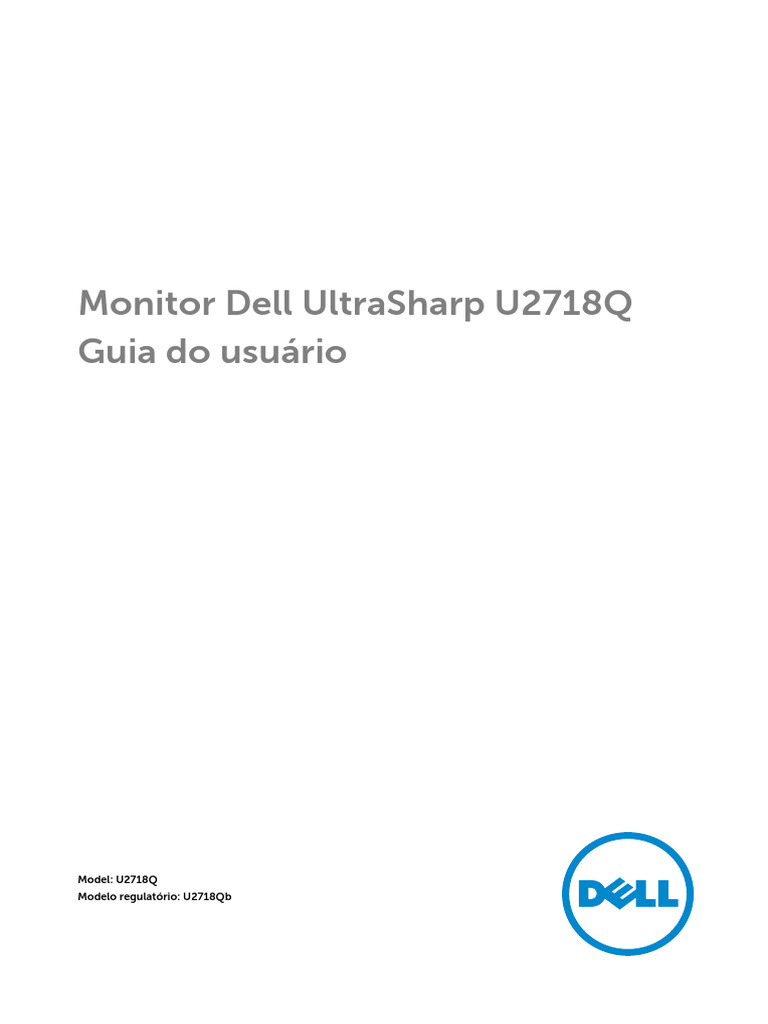 Dell-U2718q Monitor | PDF | USB | Direitos Autorais