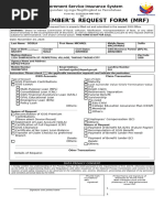 20230315-GSIS Members Request Form Fillable | PDF | Payments | Cheque