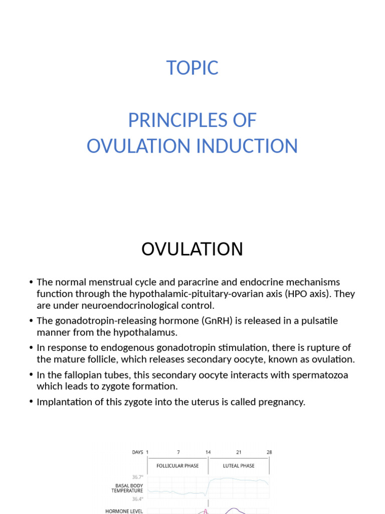 OVULATION INDUCTION [Autosaved] | PDF | Luteinizing Hormone | Menstrual Cycle