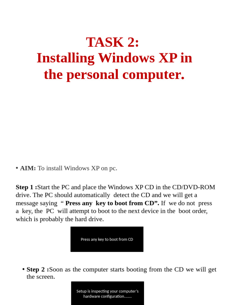 Windows Installation - 2 | PDF | Booting | File System