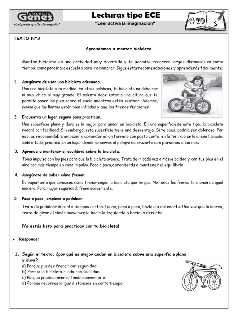 Aprender a Montar Bicicleta: Guía Práctica | PDF